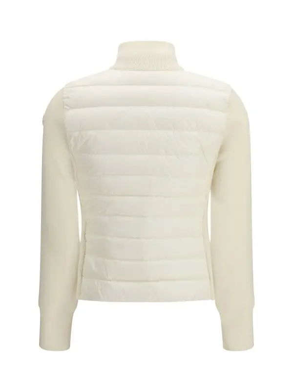 Moncler High-neck Padded Jacket - White