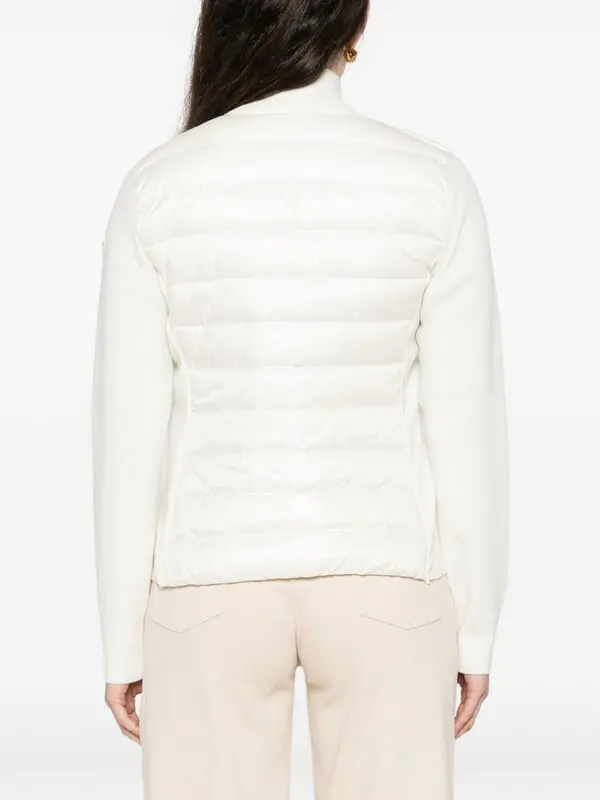 Moncler High-neck Padded Jacket - White