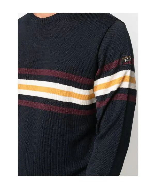 PAUL  SHARK Paul & Shark Horizontal Stripe Fine Knit Jumper
