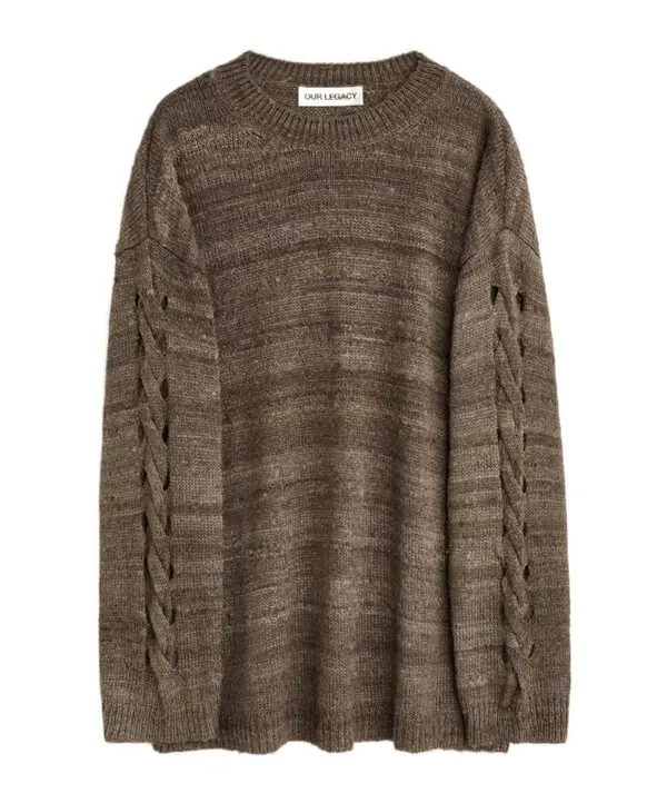 Our Legacy Textured Silk Knitted Sweater
