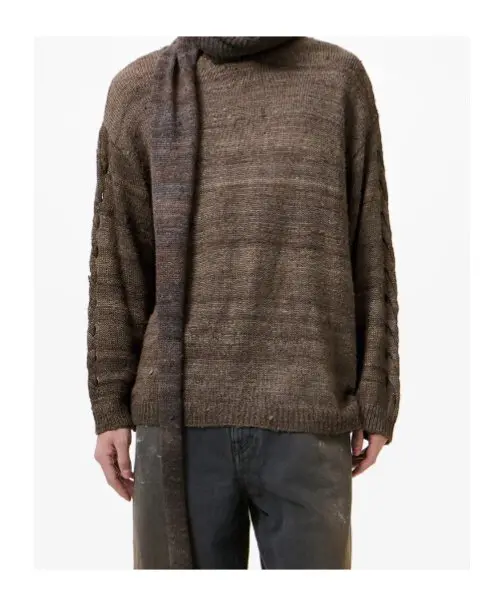 Our Legacy Textured Silk Knitted Sweater
