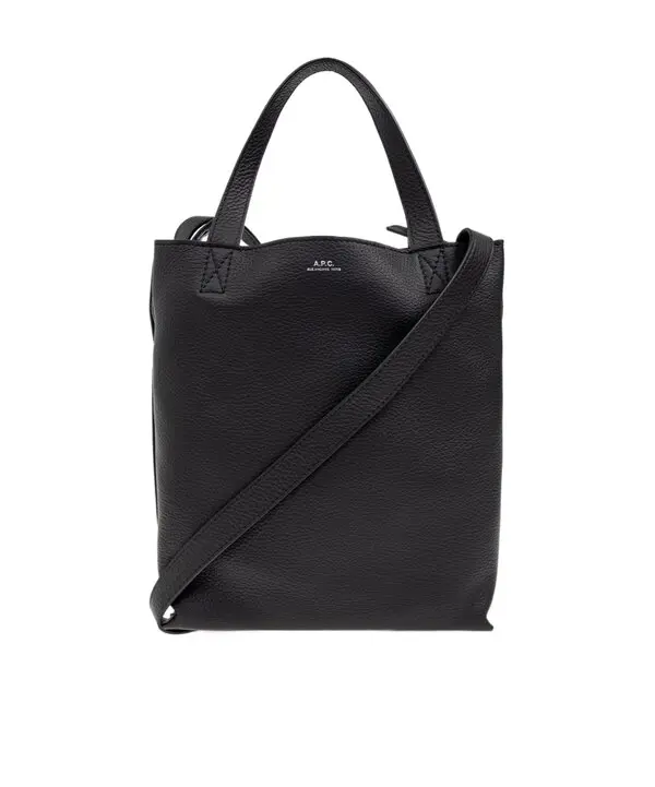 A.p.c. Malko Small Shopper Bag - Black