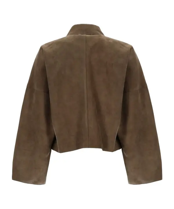Filippa K Oversized Zip-up Jacket - Brown