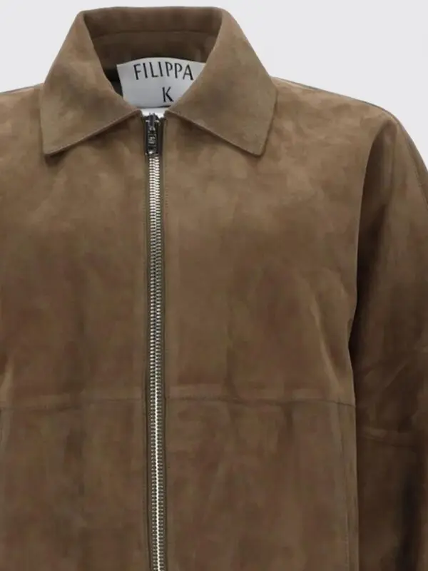 Filippa K Oversized Zip-up Jacket - Brown