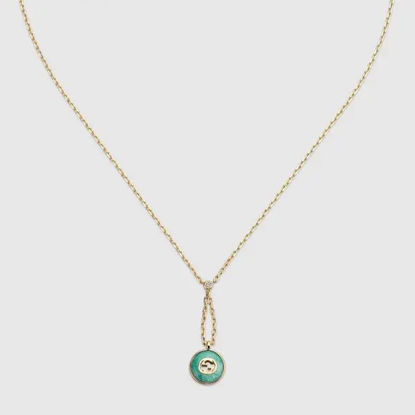 Gucci Interlocking G Pendant Necklace