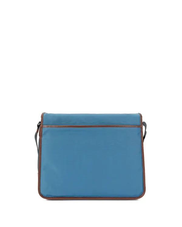 Dunhill Logo Flip Shoulder Bag - Blue