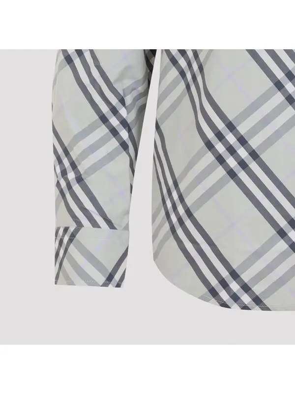 Burberry Long Sleeve Checked Shirt