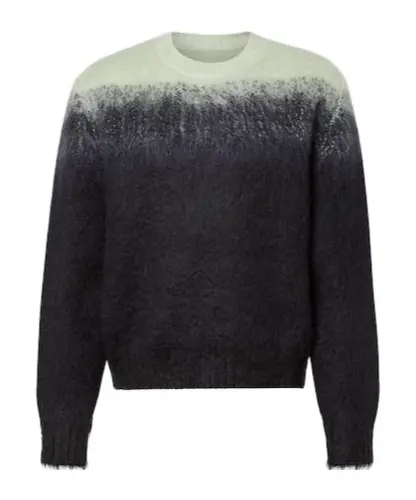JIL SANDER Mohair And Wool-blend Sweater With Color Gradient - Black