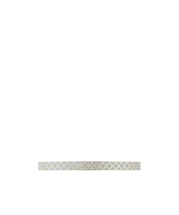 Gucci Diamante Engraved Cuff Bracelet