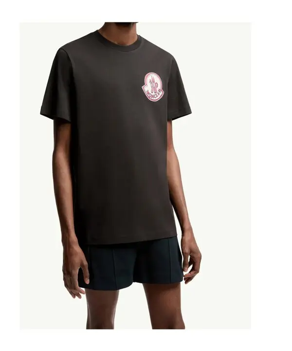 Moncler Logo Printed Crewneck T-shirt