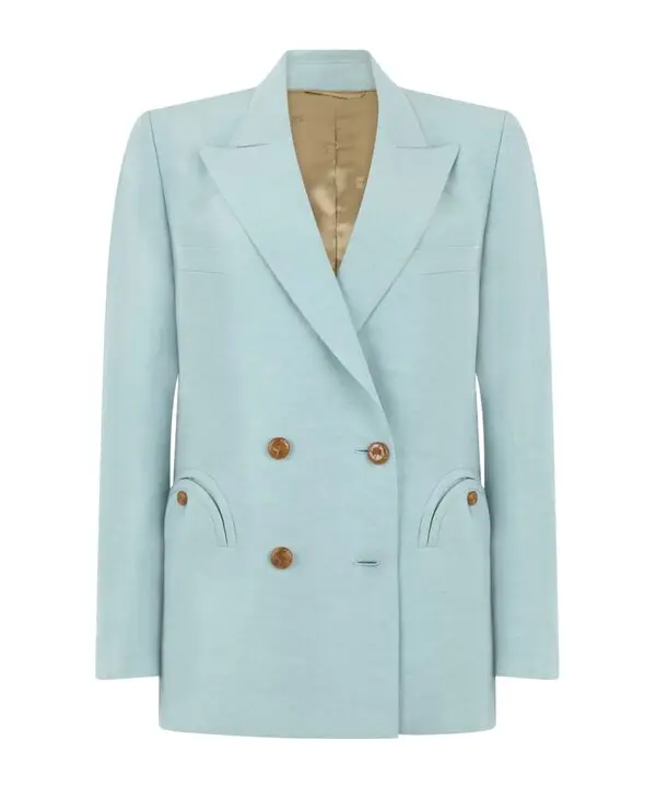 BLAZÉ MILANO Relaxed Double-breasted Blazer - Blue