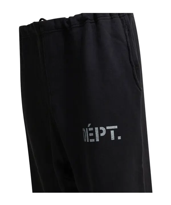 GALLERY DEPT. Logo Wide-leg Pants - Black