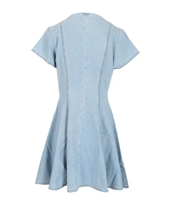 7 For All Mankind Flared Denim Dress