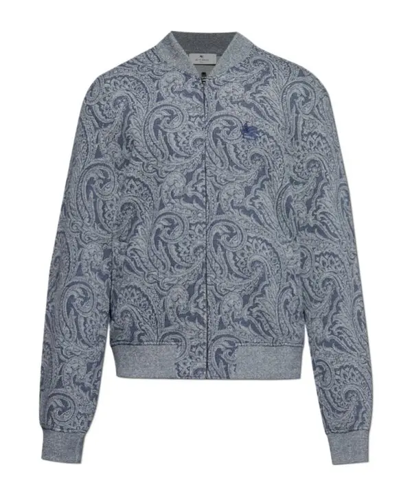 Etro Patterned Zipped Sweatshirt