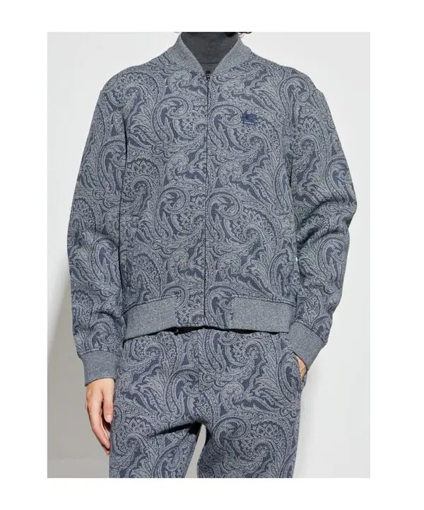 Etro Patterned Zipped Sweatshirt