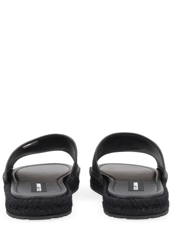 Dolce & Gabbana Crest Slide Sandals