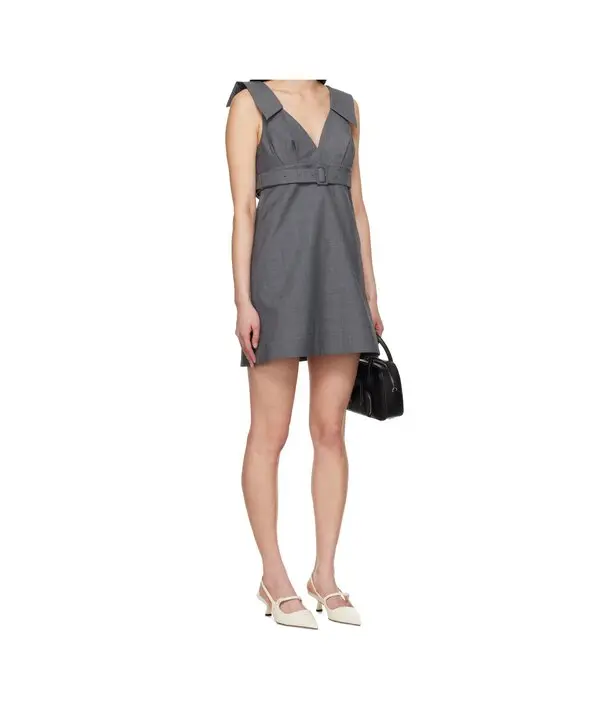 SHUSHU/TONG Belted Mini Dress