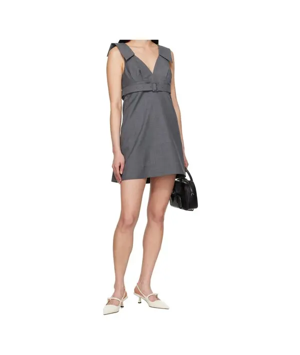 SHUSHU/TONG Belted Mini Dress