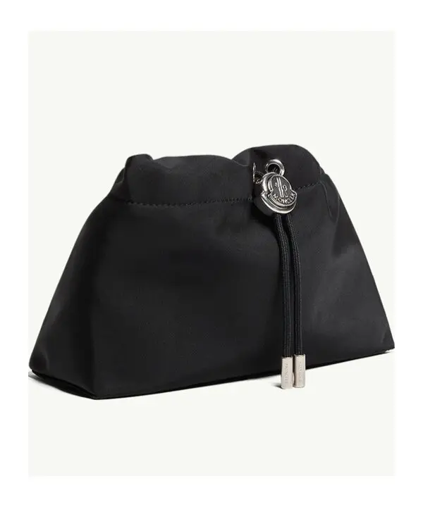Moncler Drawstring Pouch With Detachable Wrist Strap - Black