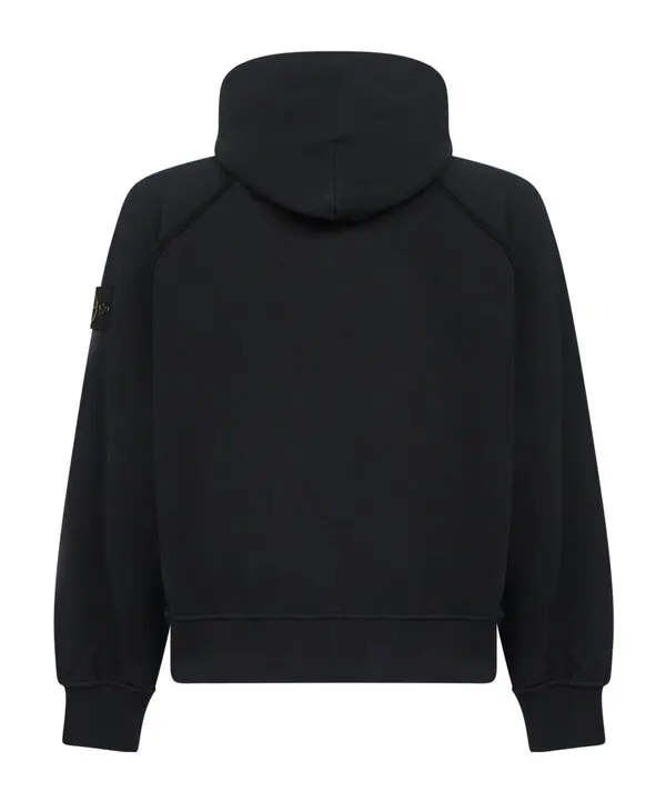 Stone Island Garment Dyed Cotton Hoodie