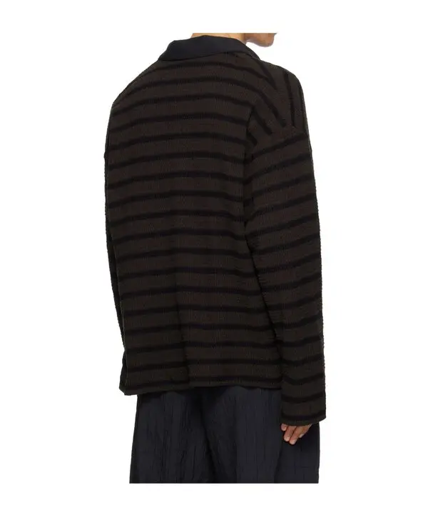 SONG FOR THE MUTE Piano Knit L/s Polo