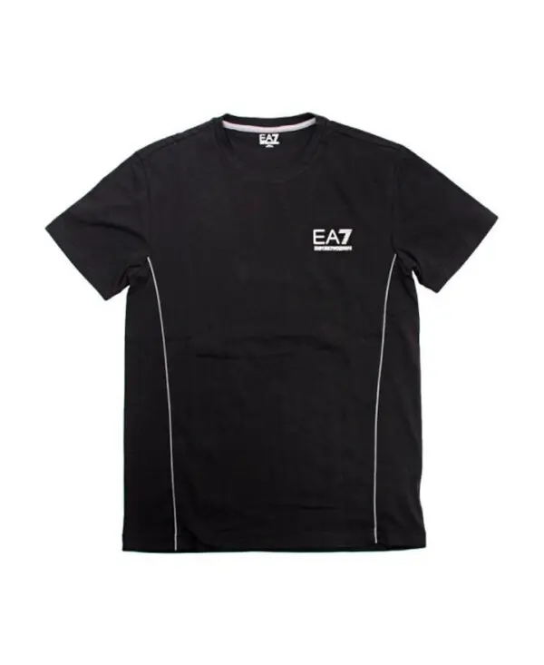 EA7 Logo Round-neck T-shirt