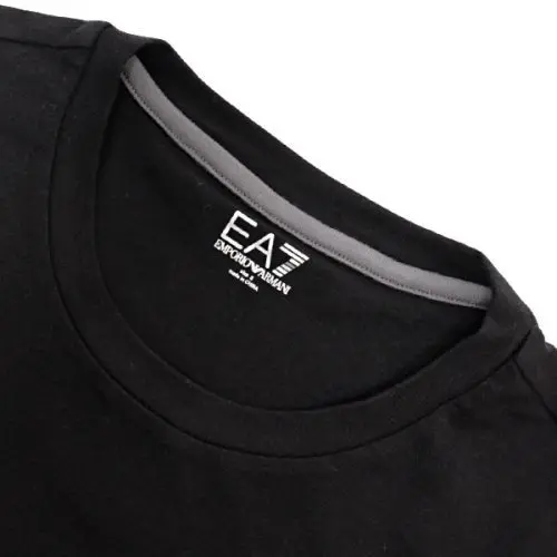 EA7 Logo Round-neck T-shirt