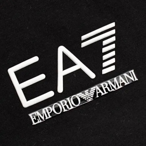 EA7 Logo Round-neck T-shirt