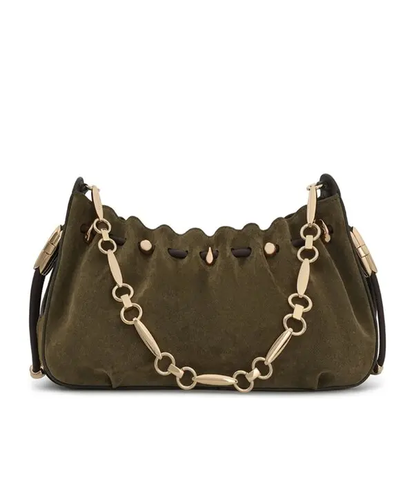 Zimmermann Halcyon Chain Clutch Bag - Olive