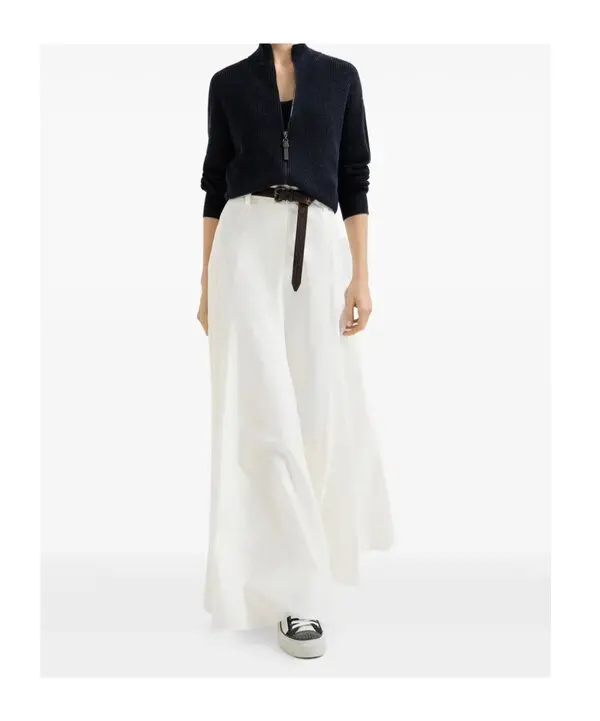 Brunello Cucinelli Cropped Zip-up Cardigan
