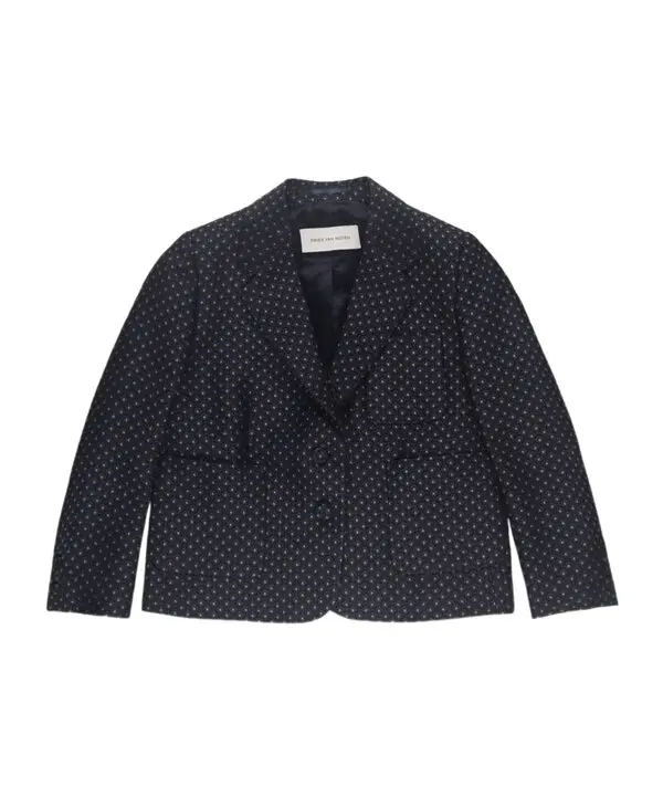 Dries Van Noten Single-breasted Jacquard Jacket