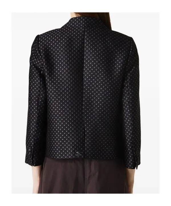 Dries Van Noten Single-breasted Jacquard Jacket