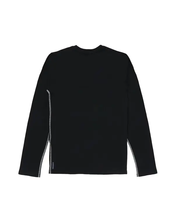 Emporio Armani Round Collar And Long-sleeved T-shirt