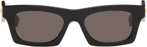 Bottega Veneta Rectangle Frame Sunglasses - Black