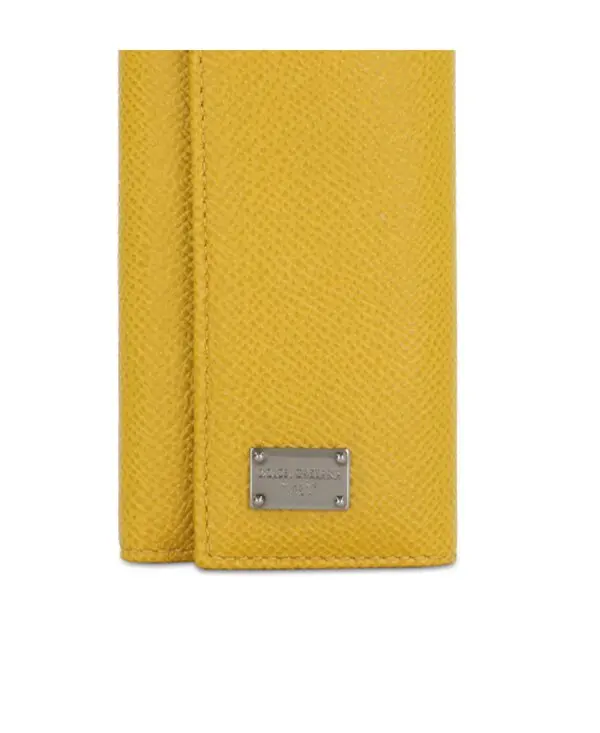 Dolce & Gabbana Logo Details Key Bag - Yellow