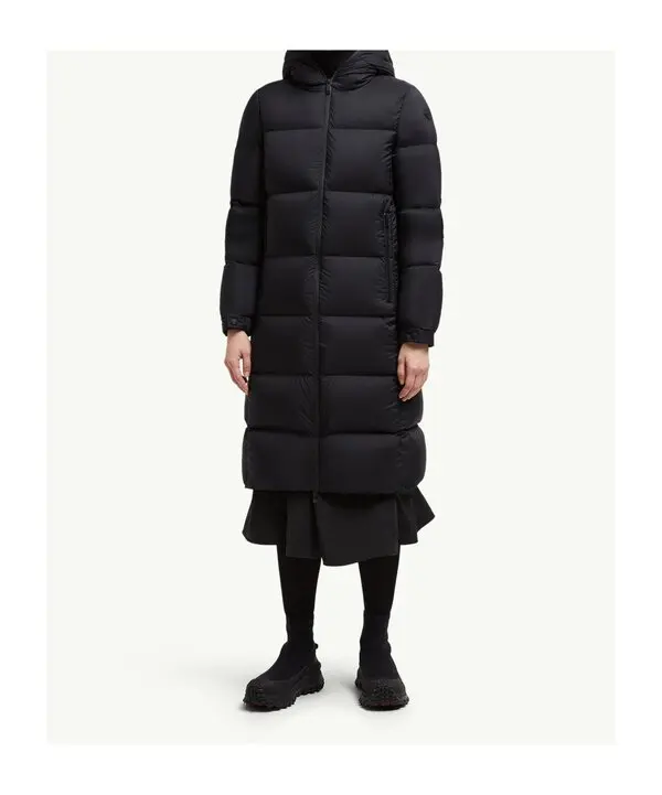 Moncler Arredoun Hooded Long Down Jacket
