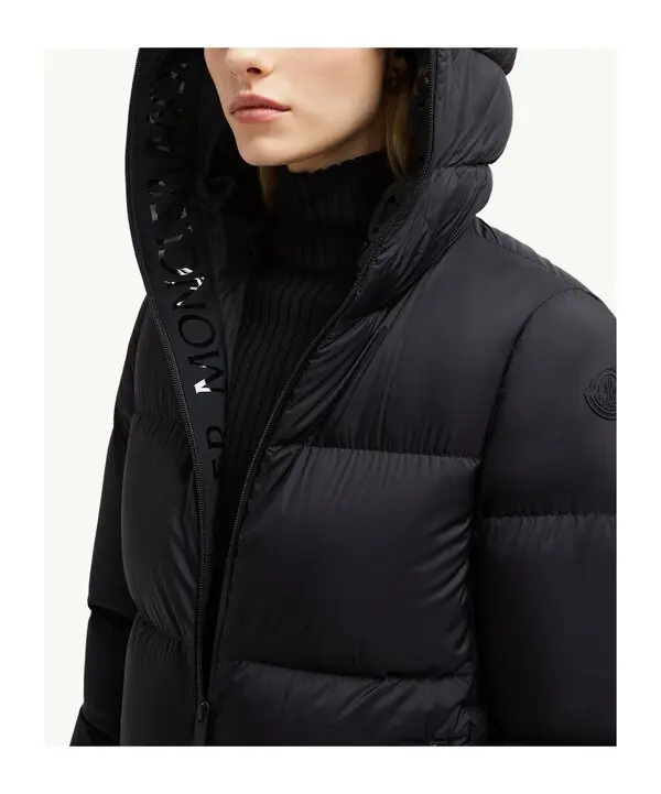 Moncler Arredoun Hooded Long Down Jacket