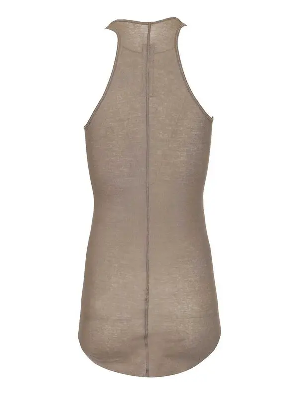 Rick Owens Fitted Ribbed Tank Top - Nude