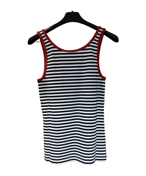 Gucci Striped Sleeveless Top