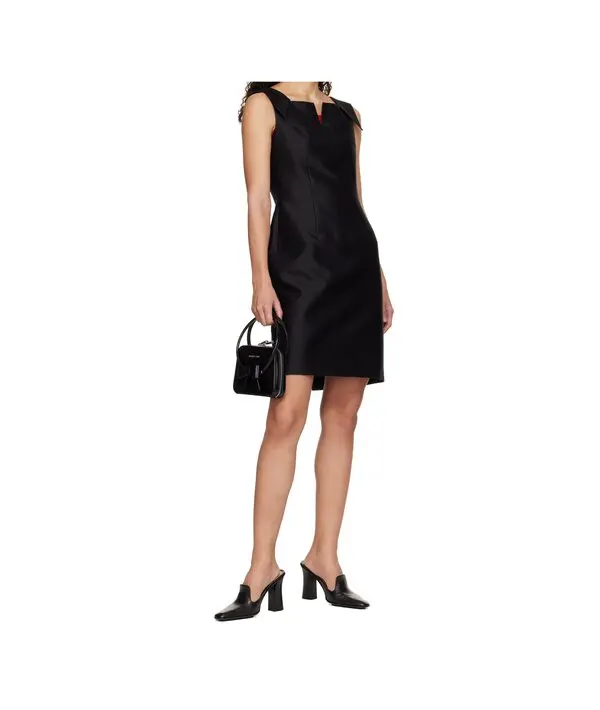 SHUSHU/TONG V-neck Twill Dress