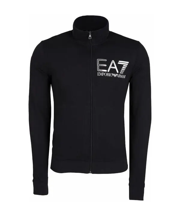 EA7 Logo Details Sports Suit - Black