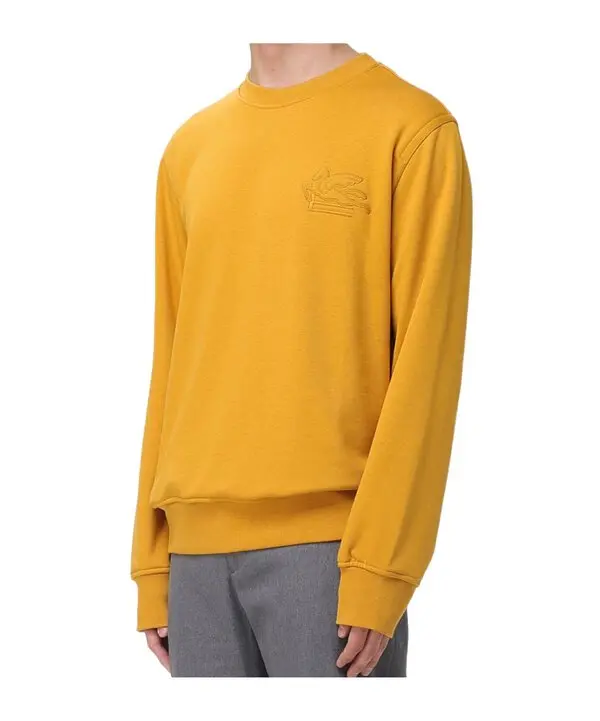 Etro Crew Neck Sweatshirt - Yellow