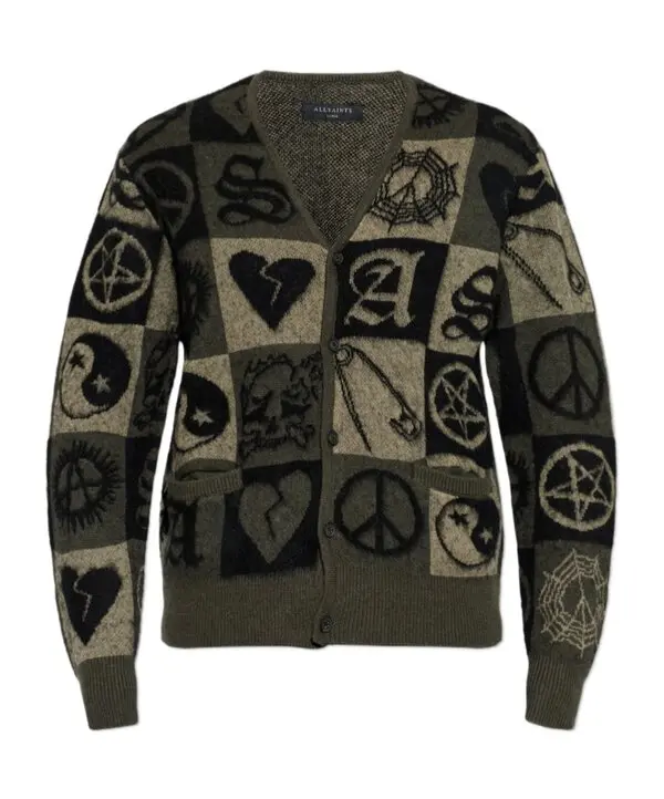 ALLSAINTS Travis Intarsia Cardigan