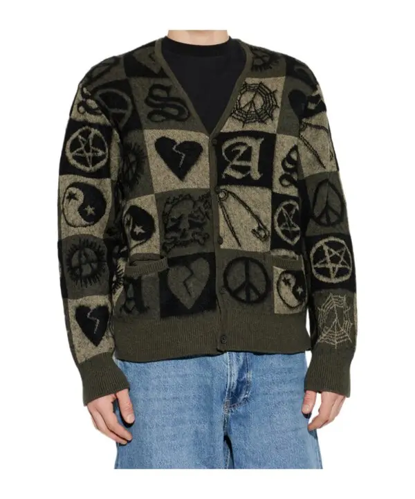 ALLSAINTS Travis Intarsia Cardigan