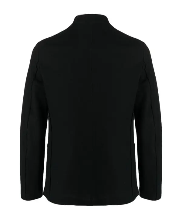 Harris Wharf London Stand Collar Jacket - Black