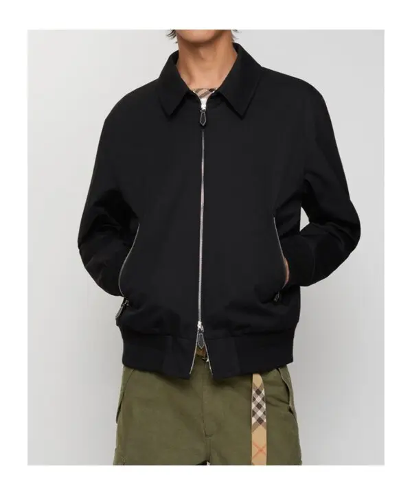 Burberry Gabardine Harrington Jacket