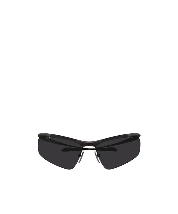 Balenciaga Geometric Frame Sunglasses - Black