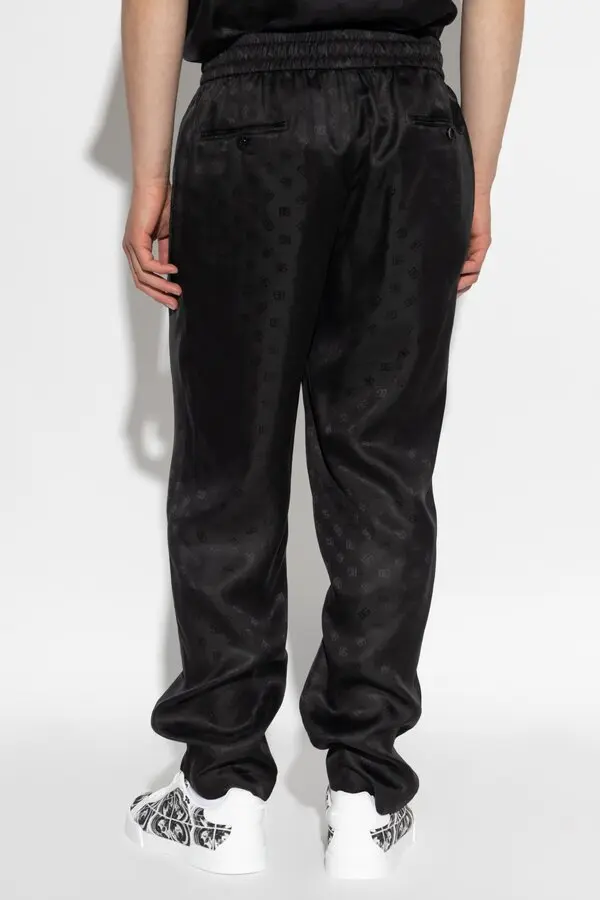 Dolce & Gabbana Monogram Jacquard Trousers