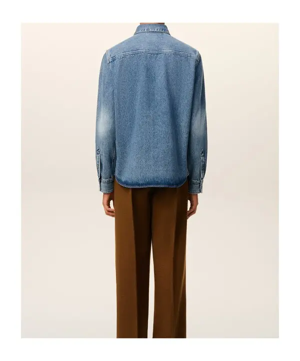 Ami Classic Denim Shirt - Blue