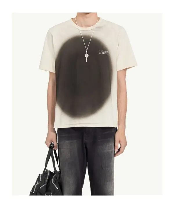 MAISON MARGIELA Logo Printed Crewneck T-shirt